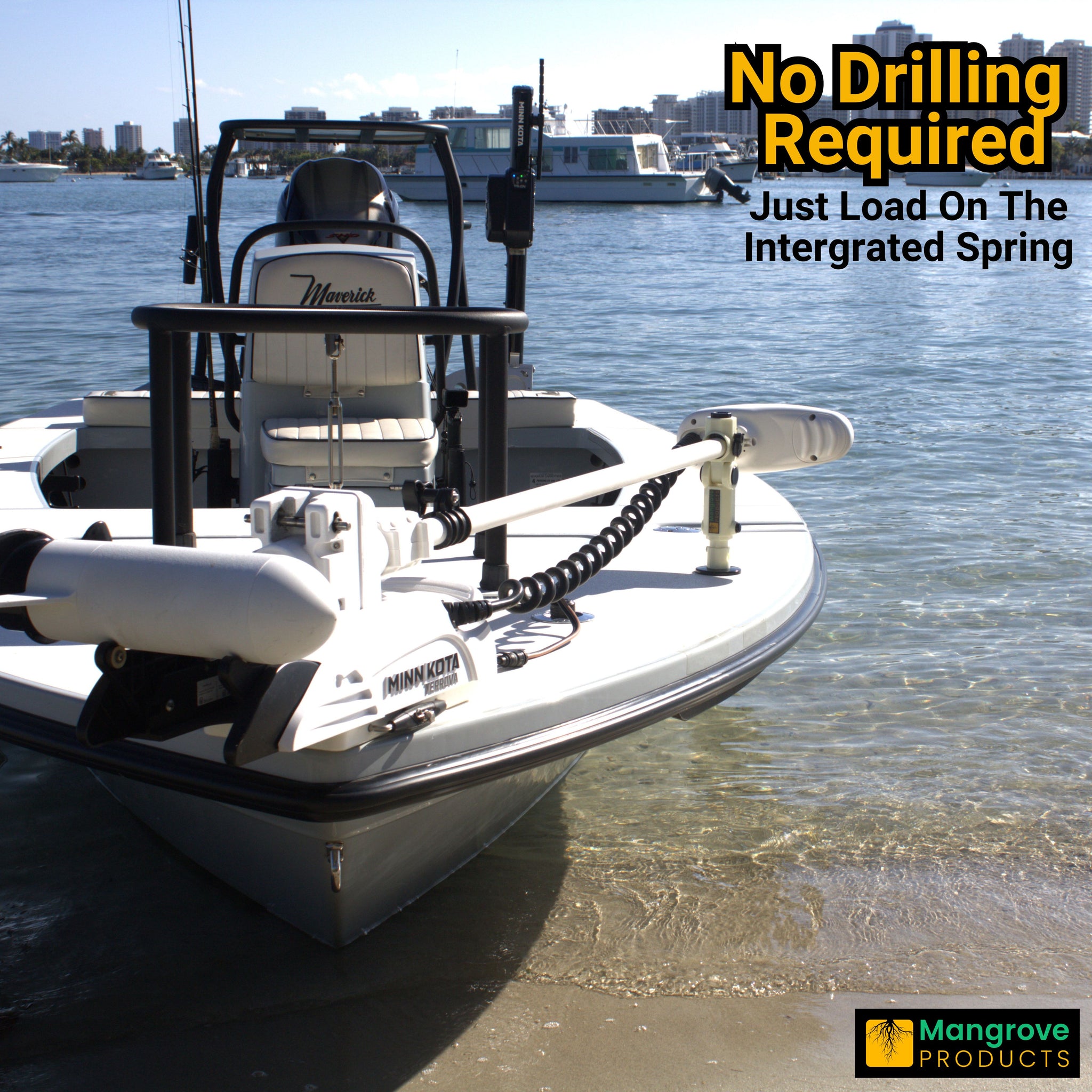 Trolling Motor Stabilizer Gen2: Adjustable with Universal Fitment (GLO ...